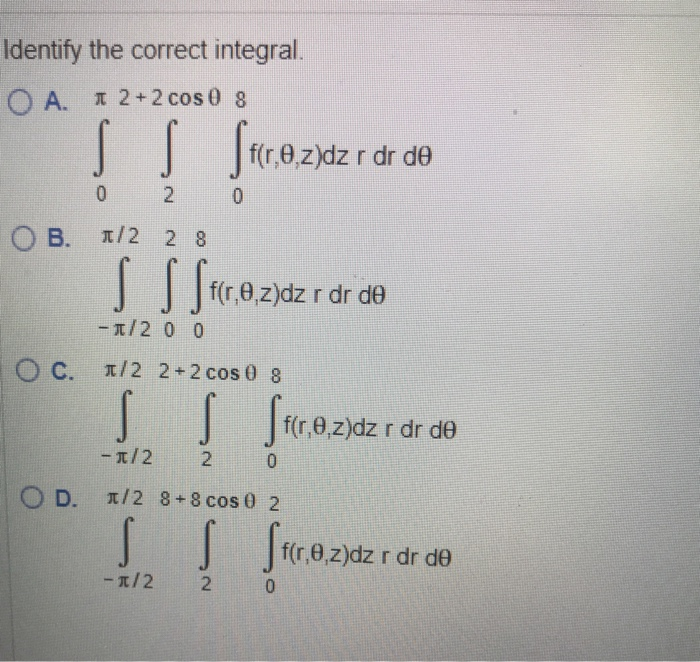 Solved of 2 Set up the iterated integral for evaluating SS | Chegg.com