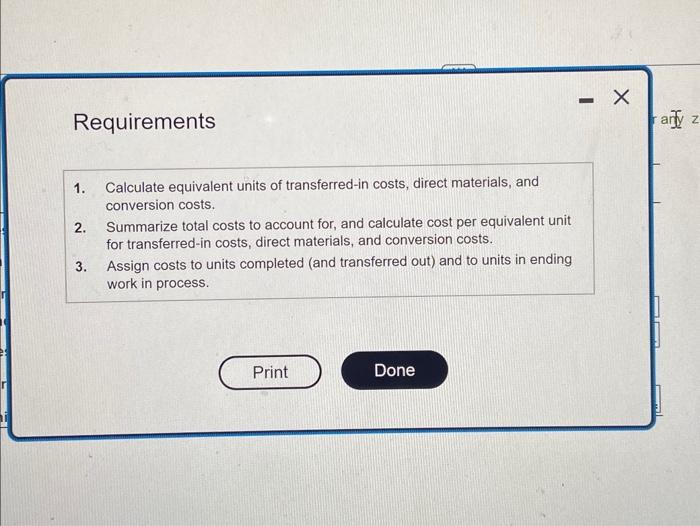 Solved Data table Requirements 1. Calculate equivalent | Chegg.com