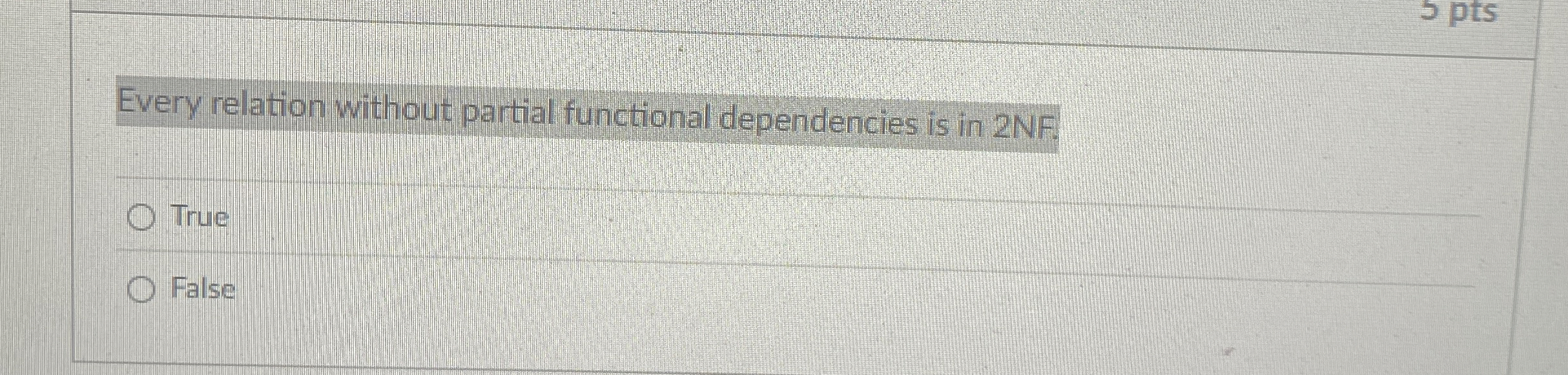 Solved Every relation without partial functional | Chegg.com