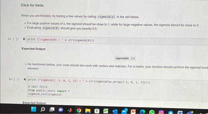 Solved g(z)=1+e−z1 Let's implement the sigmoid function | Chegg.com