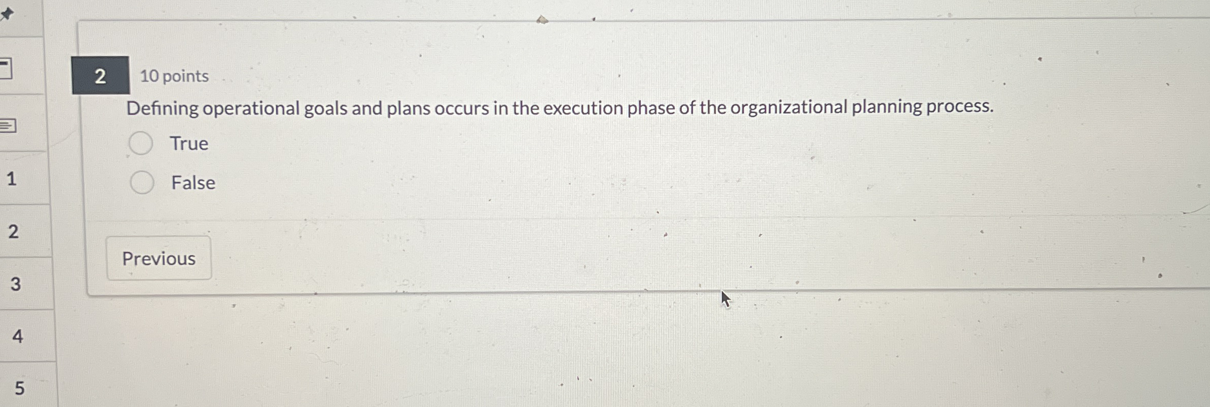 Solved 210 ﻿pointsDefining operational goals and plans | Chegg.com