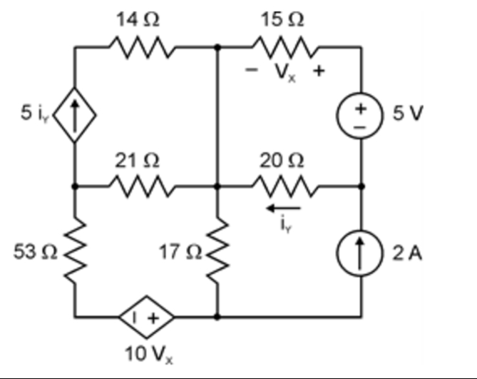 Solved Resuelve el circuito usando ﻿análisis de | Chegg.com