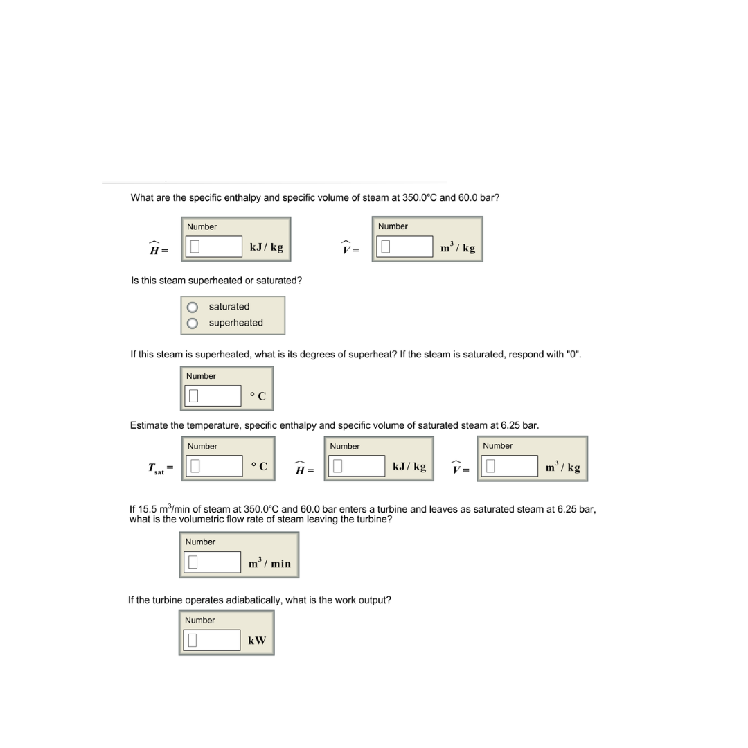 Solved GL04|What are the specific enthalpy and specific | Chegg.com