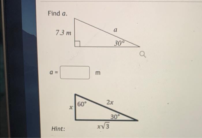Solved Find a. a= Hint | Chegg.com