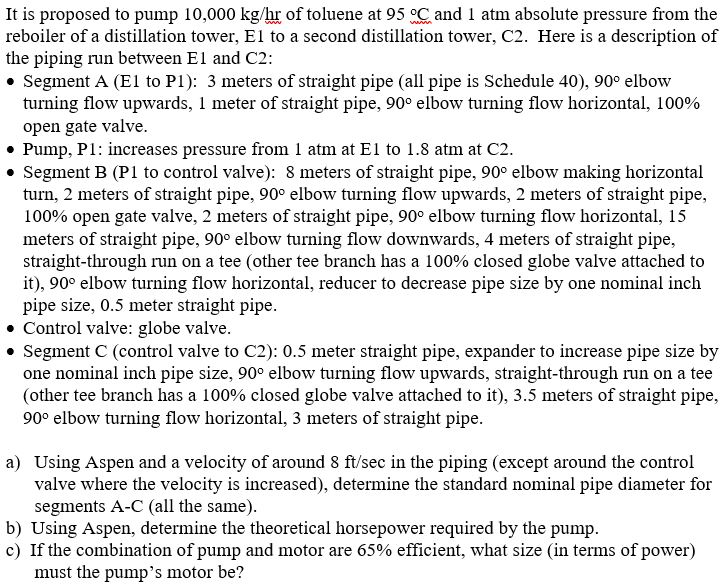 Solved MUST USE ASPEN TO SOLVE!! | Chegg.com