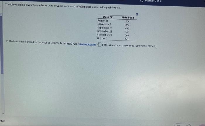 Solved The following table gives the number of units of type | Chegg.com