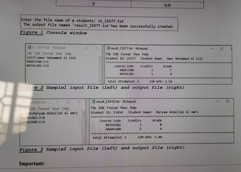 Solved Problem: Write a Python program that reads from an | Chegg.com