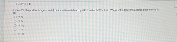 Solved Let A={1,2,3,4}, Let | Chegg.com