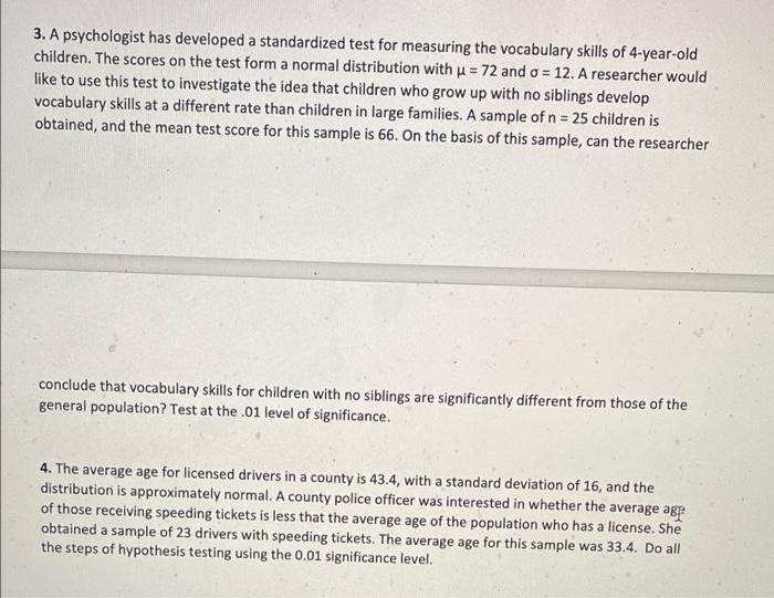 Solved For each problem students will write out all steps of | Chegg.com