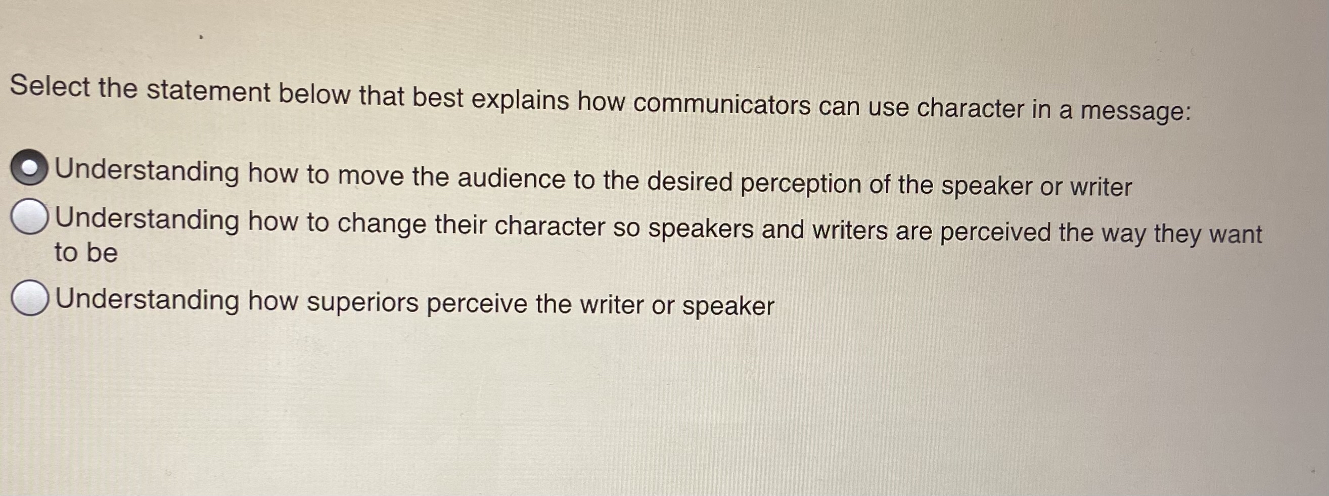 Solved Select the statement below that best explains how | Chegg.com