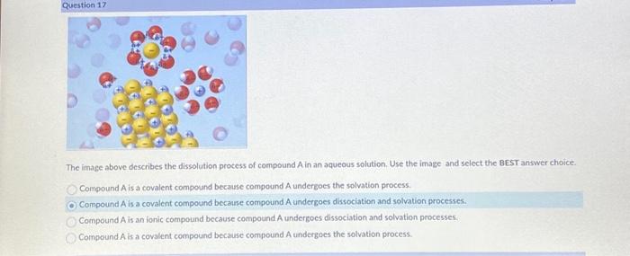 Solved The image above describes the dissolution process of | Chegg.com