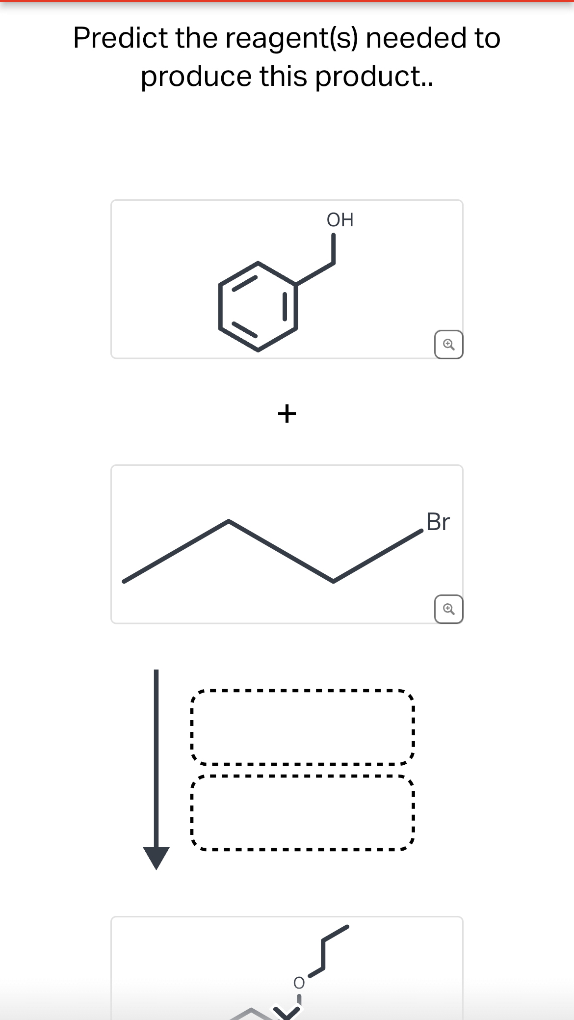 Solved Predict the reagent(s) ﻿needed to produce this | Chegg.com