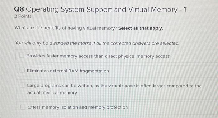 Solved Q7 Input and Output Interfaces 3 Points Consider a | Chegg.com