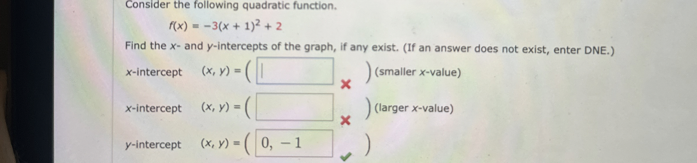Solved Consider the following quadratic | Chegg.com