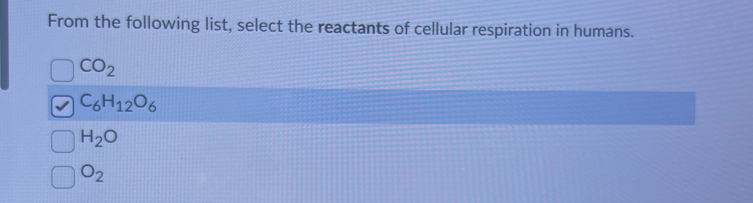 Solved From the following list, select the reactants of | Chegg.com