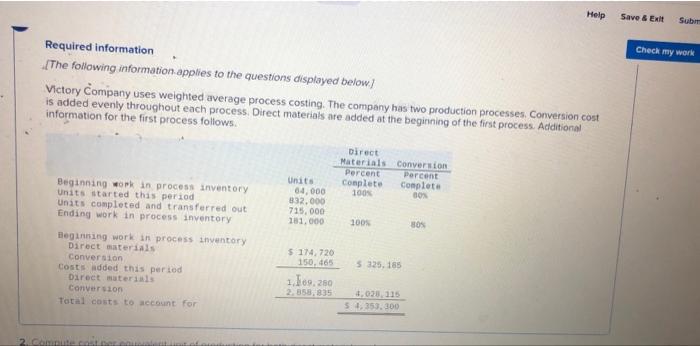 Solved Help Save & Exit Sub Check my work Required | Chegg.com