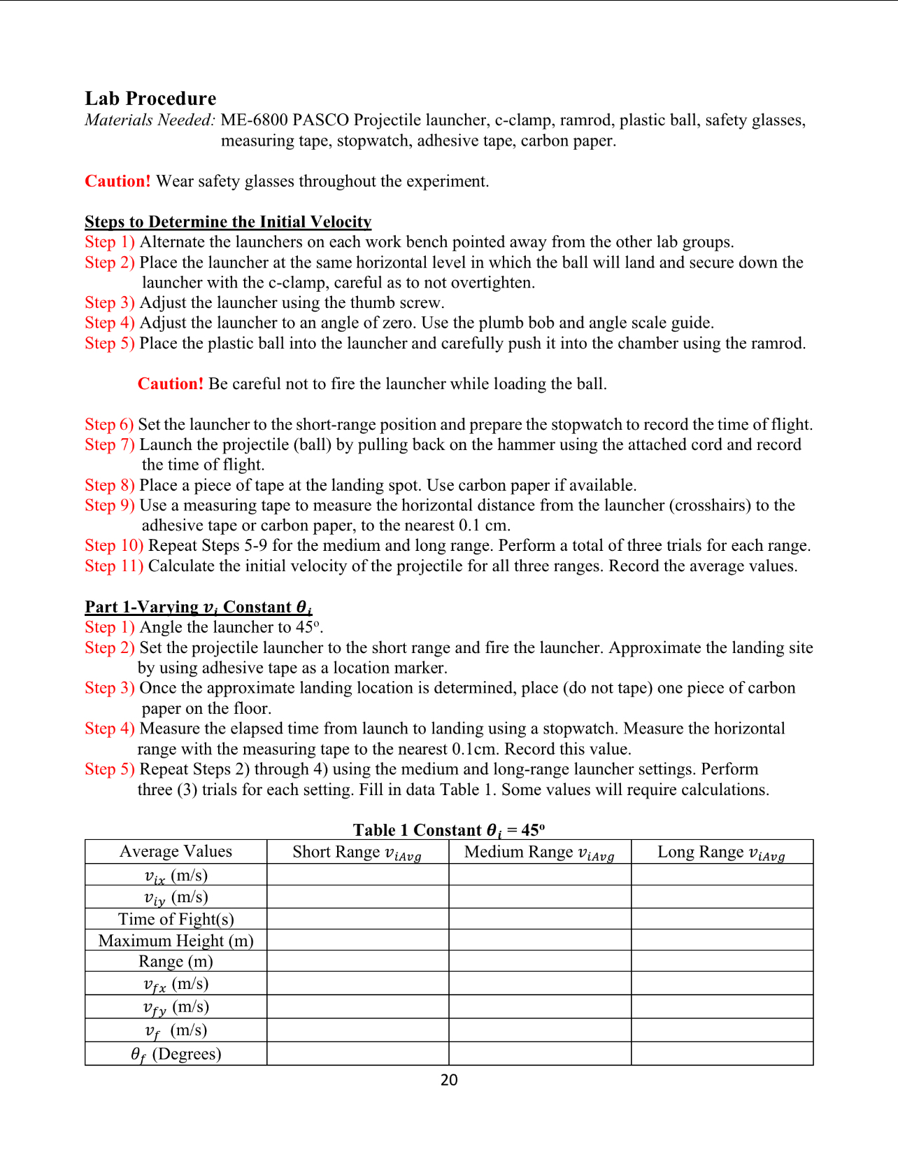 Solved Lab ProcedureMaterials Needed: ME-6800 ﻿PASCO | Chegg.com