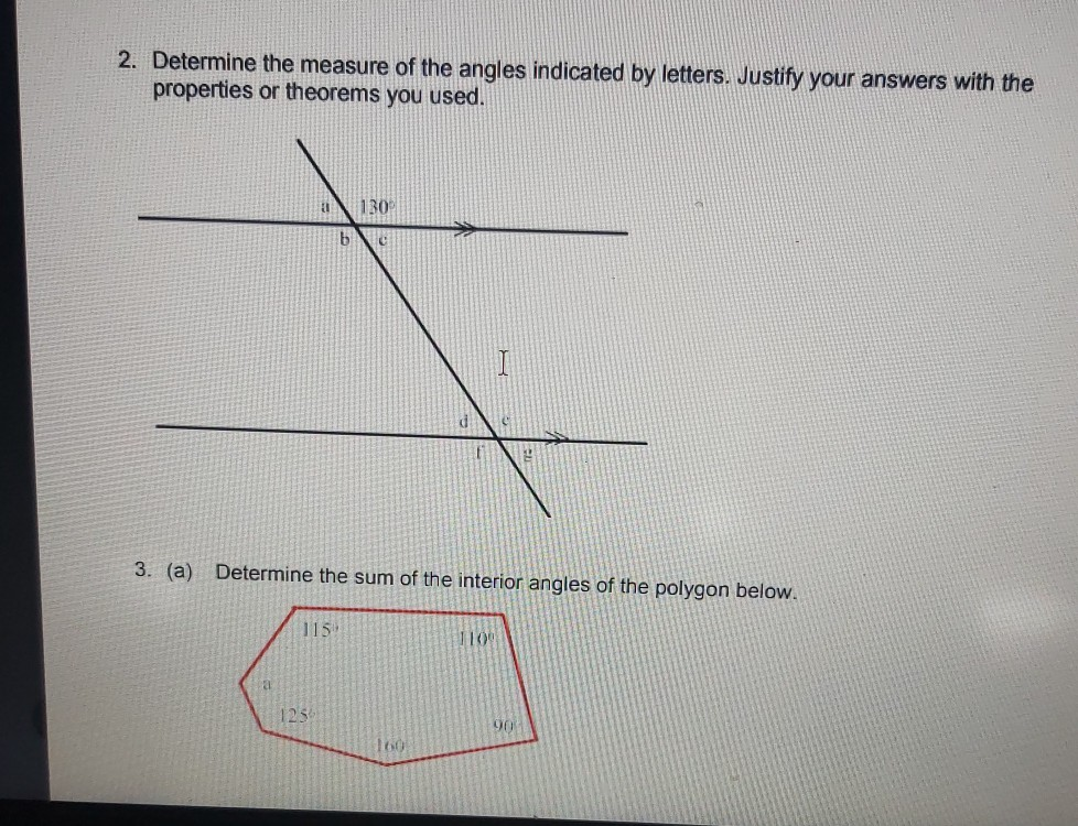 Identify Angles With Terminology Delta Math Answers Vertical