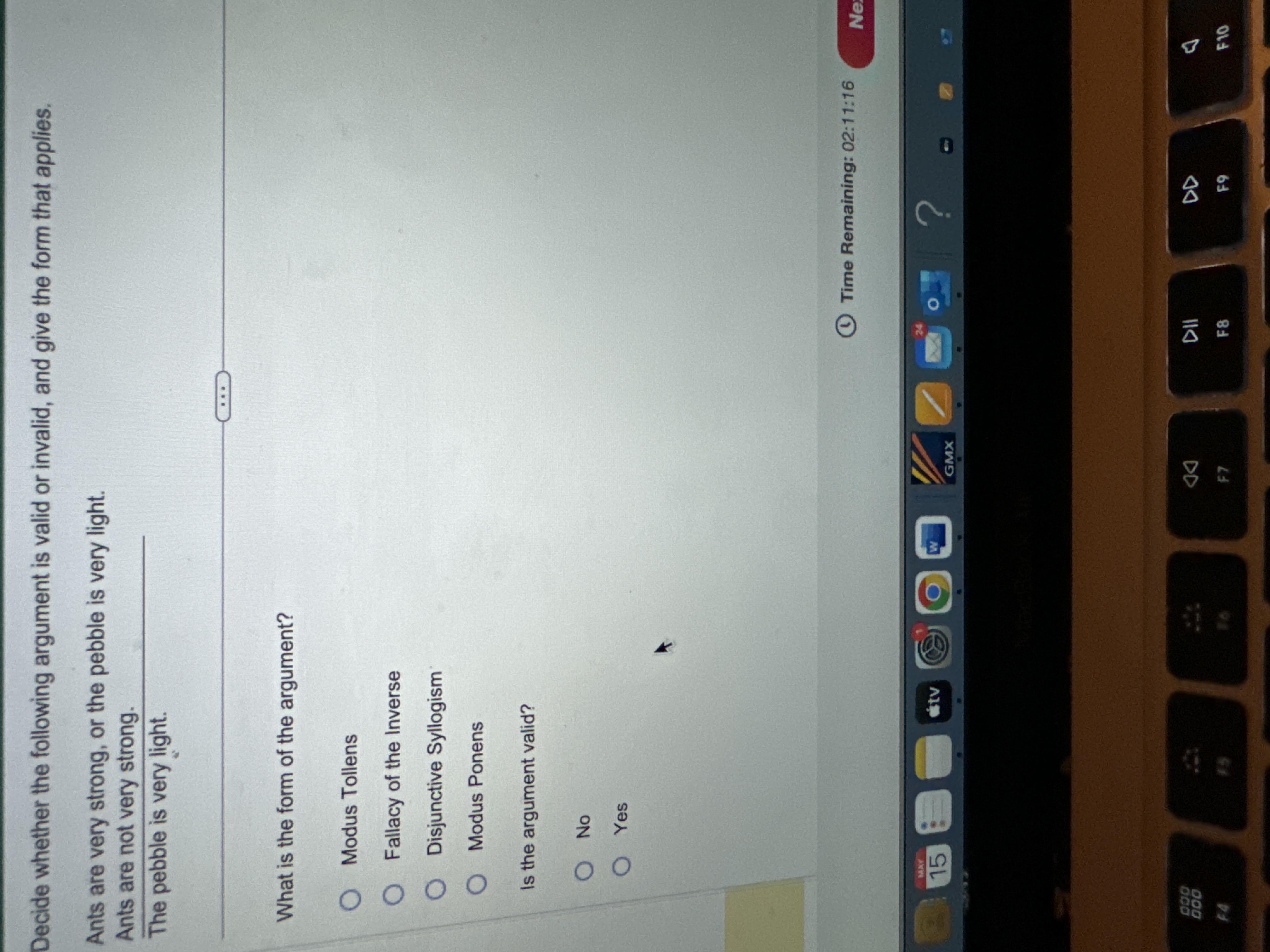 Solved Decide whether the following argument is valid or | Chegg.com