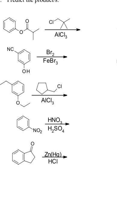 Solved FeBr3 Br2 AlCl3 | Chegg.com