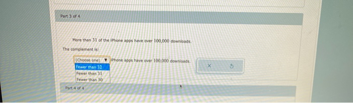 Solved A sample of 368 iPhone apps was selected. Find the | Chegg.com