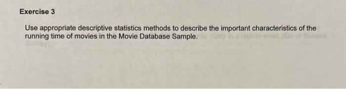 Solved Use appropriate descriptive statistics methods to | Chegg.com