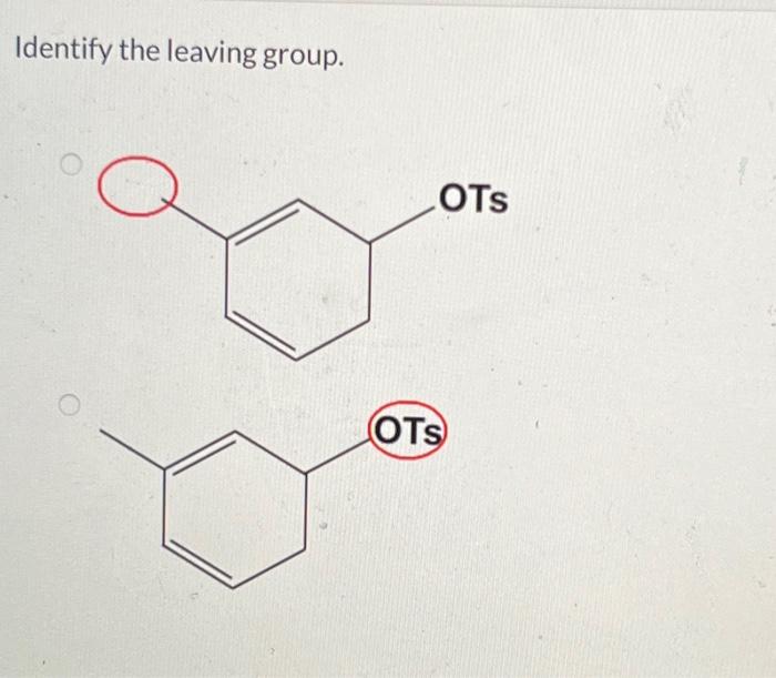 Solved Consider the following compound: (OTs = | Chegg.com