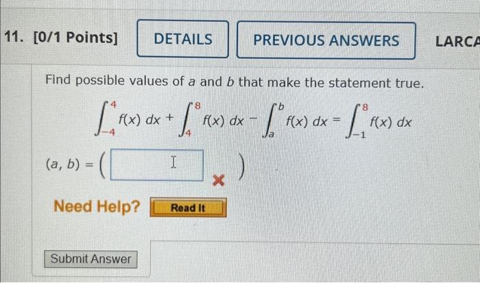 Solved Find possible values of a and b that make the | Chegg.com