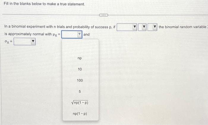 Solved Fill in the blanks below to make a true | Chegg.com