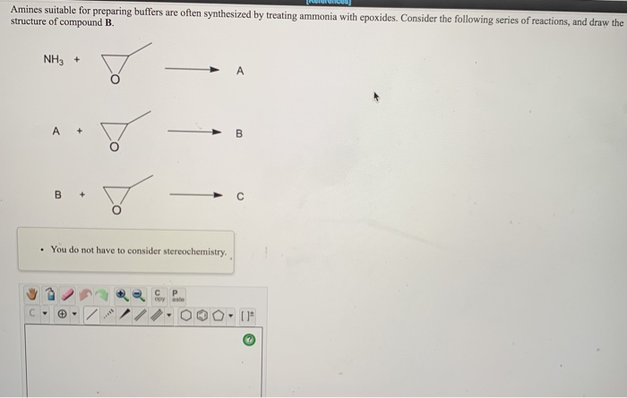Solved Amines suitable for preparing buffers are often | Chegg.com