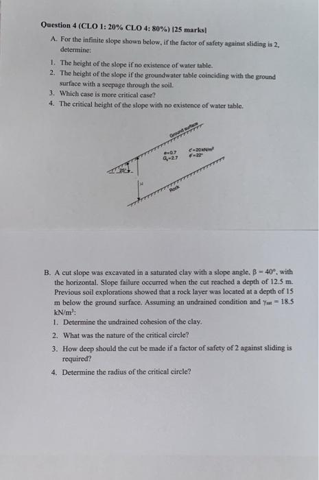 Solved Question 4 (CLO 1: 20% CLO 4: 80%) 125 marks A. For | Chegg.com Solved Question 4 (CLO 1: 20% CLO 4: 80%) 125 marks A. For | Chegg.com