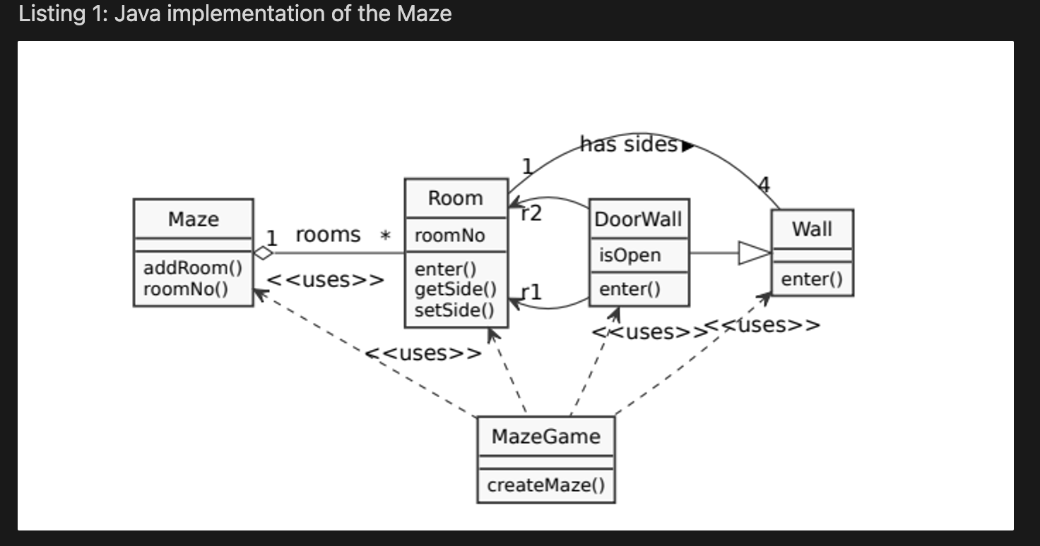 Solved Prototype PatternEx: Maze gameYou are designing a | Chegg.com