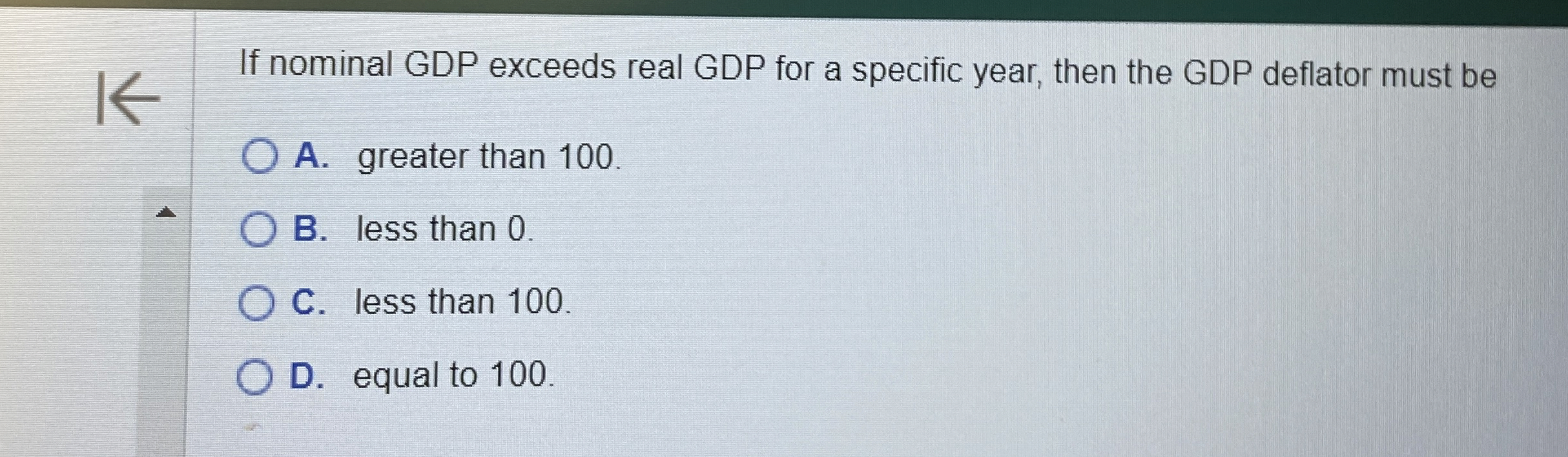 High Quality SOLUTION If nominal GDP exceeds real GDP for a specific year, | Chegg.com