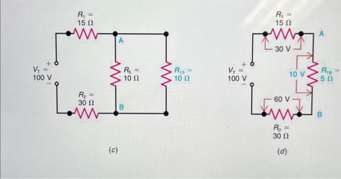 Solved Find all currents and voltages. - Step 1: Find RT. - | Chegg.com