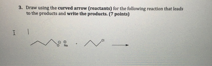 Solved 3. Draw using the curved arrow (reactants) for the | Chegg.com