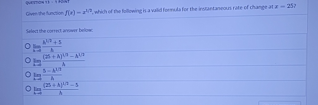 Solved Given the function f(x)=x12, ﻿which of the following | Chegg.com