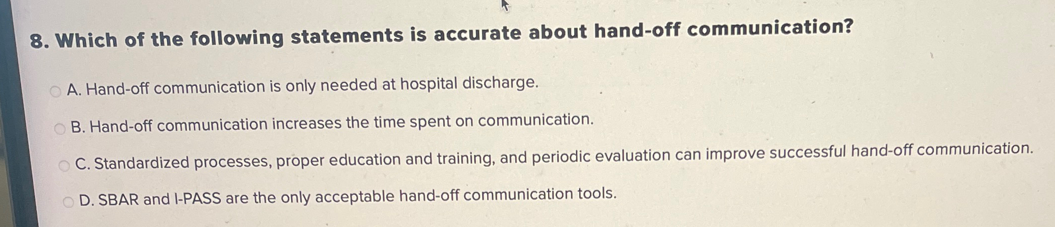 Solved Which of the following statements is accurate about | Chegg.com