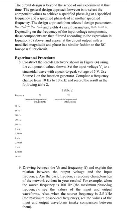 Solved Part 1: Low-pass RC Filtering Circuit Analysis and | Chegg.com