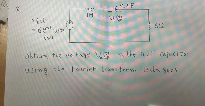 Solved obtain the voltage V0.2F(t) in the 0.2 F capacitor | Chegg.com