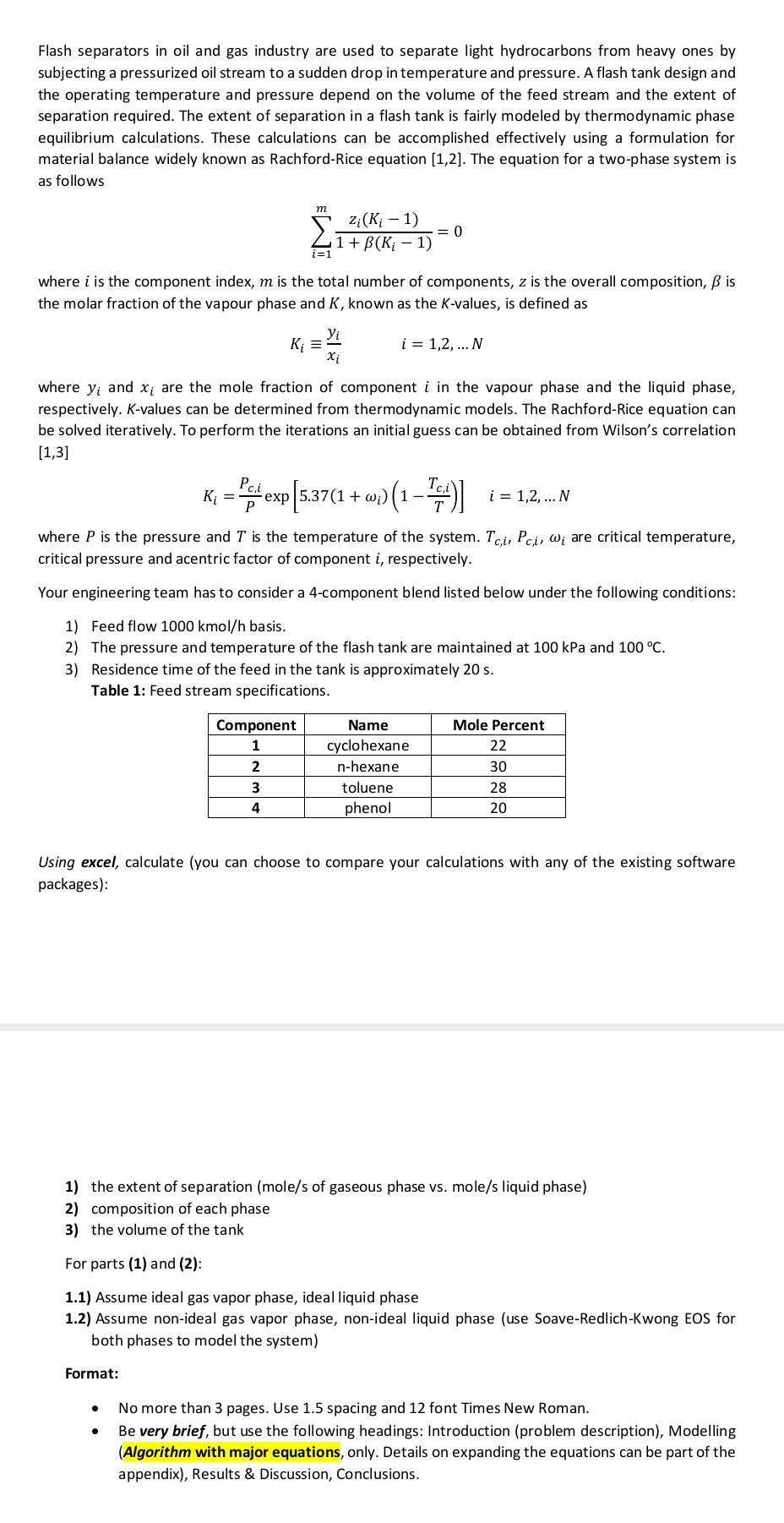 Solved Flash separators in oil and gas industry are used to | Chegg.com