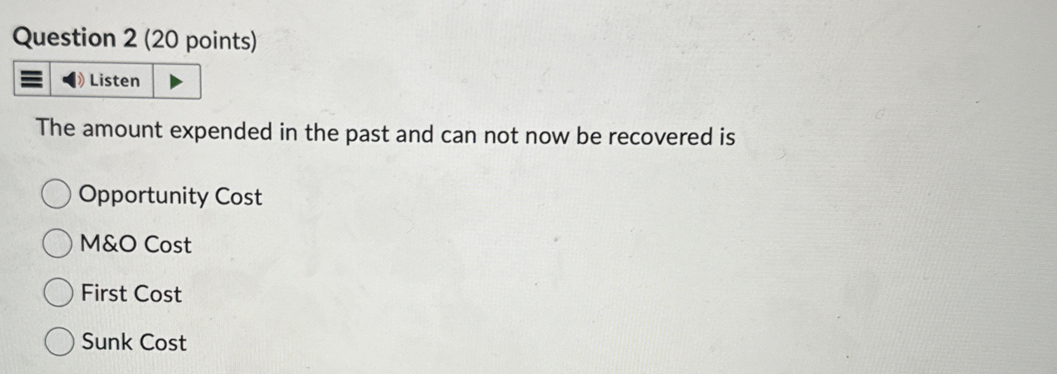 Solved Question 2 (20 ﻿points) The amount expended in the | Chegg.com