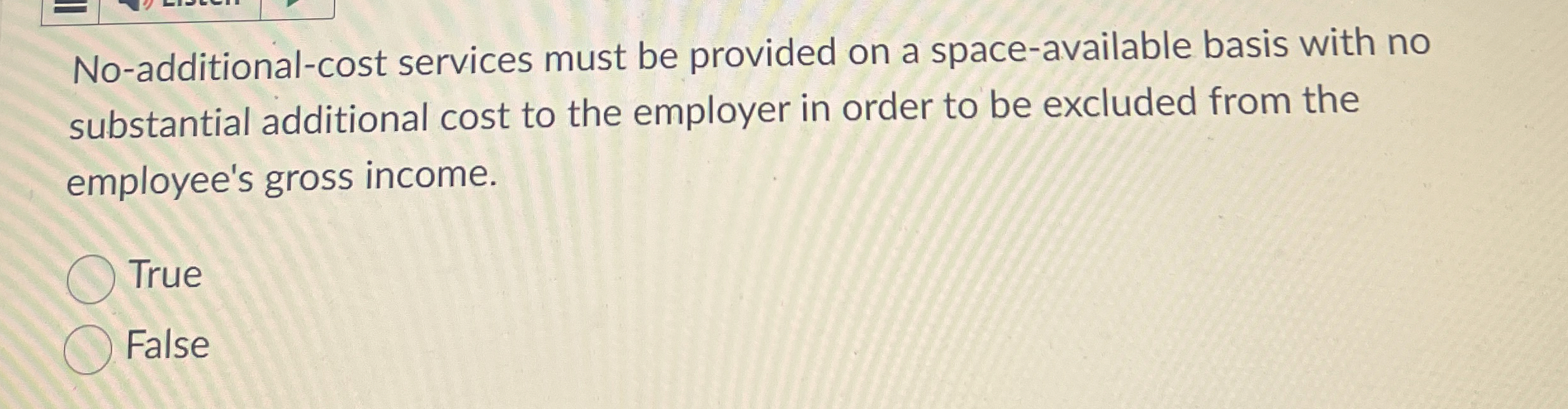 Solved No-additional-cost services must be provided on a | Chegg.com