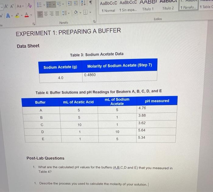 Solved AaBbCcD AaBbCcD AA 1 Normal T Sin espa... Título 1 | Chegg.com