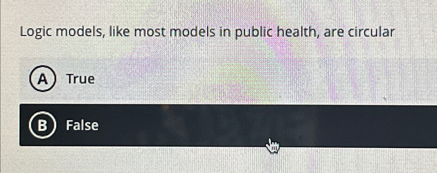 Solved Logic models, like most models in public health, are | Chegg.com