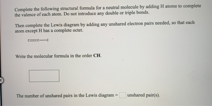 Solved Complete the following structural formula for a | Chegg.com