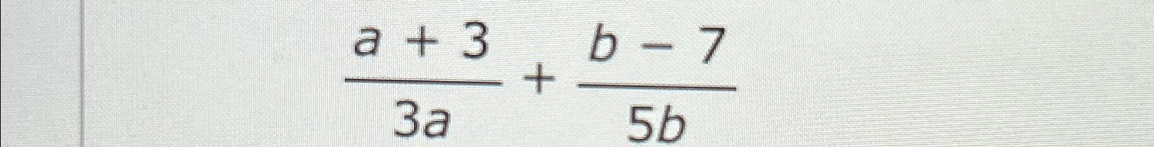 Solved a+33a+b-75b | Chegg.com