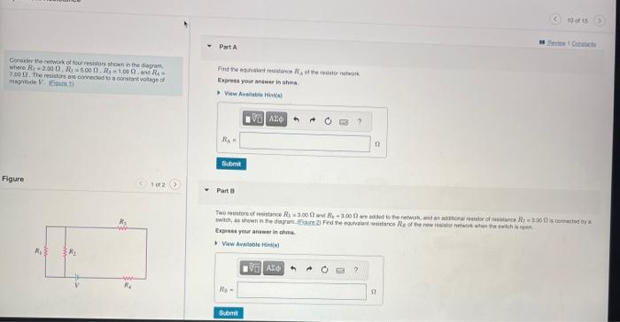 Solved Conobler the cwewak of feur resutan shown in the | Chegg.com