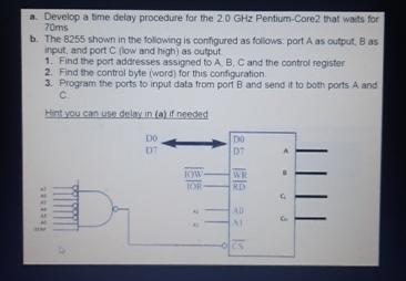 Solved a. ﻿Develop a time delay procedure for the 2.0GHz | Chegg.com