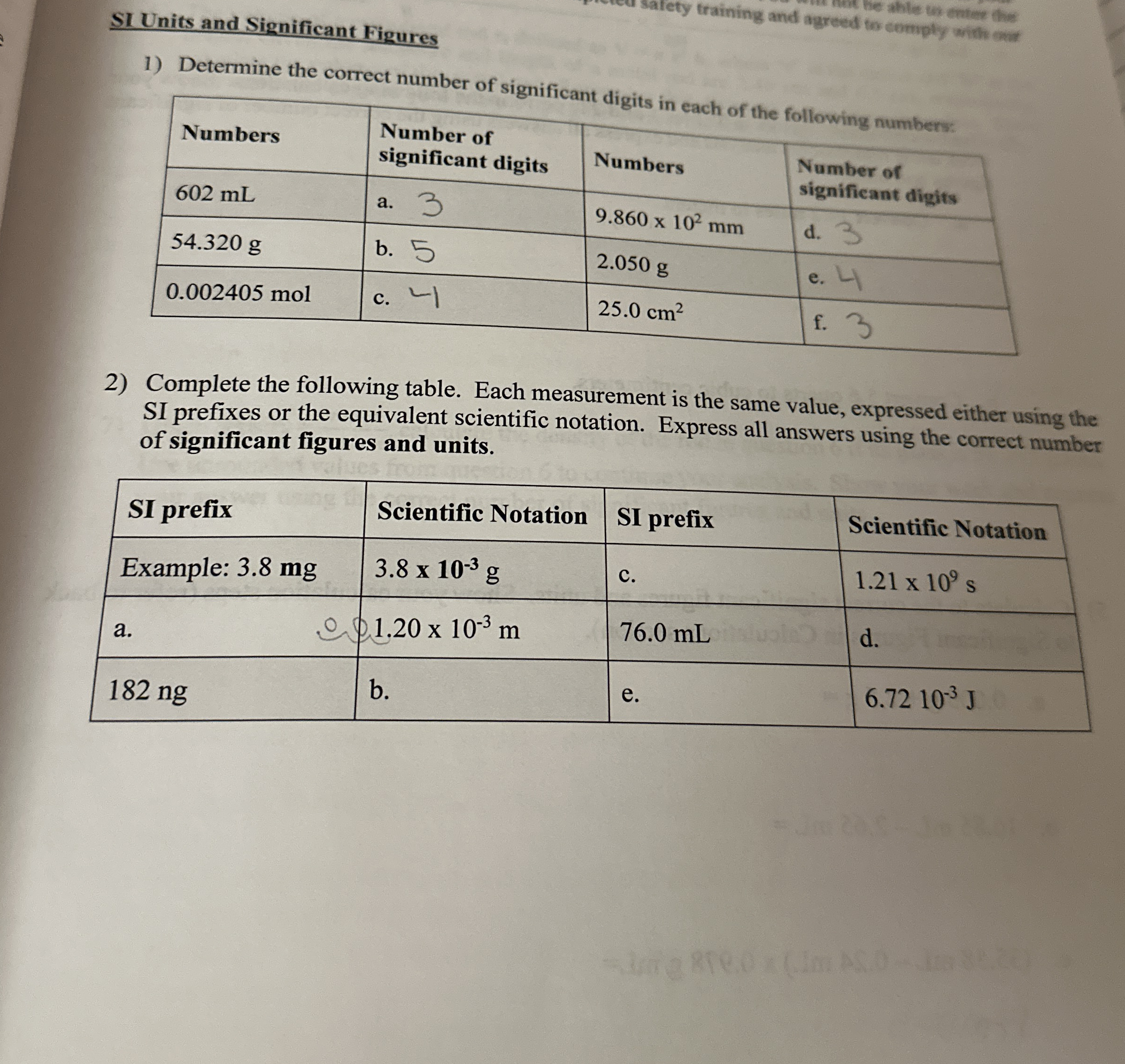 SI Units and Significant FiguresDetermine the correct | Chegg.com