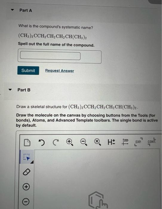 Solved What is the compound's systematic name? | Chegg.com
